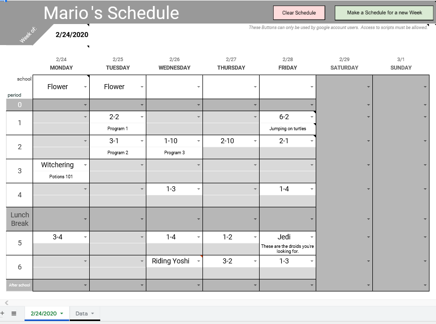 Schedule – ALT(er)native Teaching